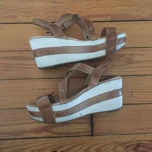 Antelope | Shoes | Antelope Wedges Brown Wedges Sandals | Poshmark